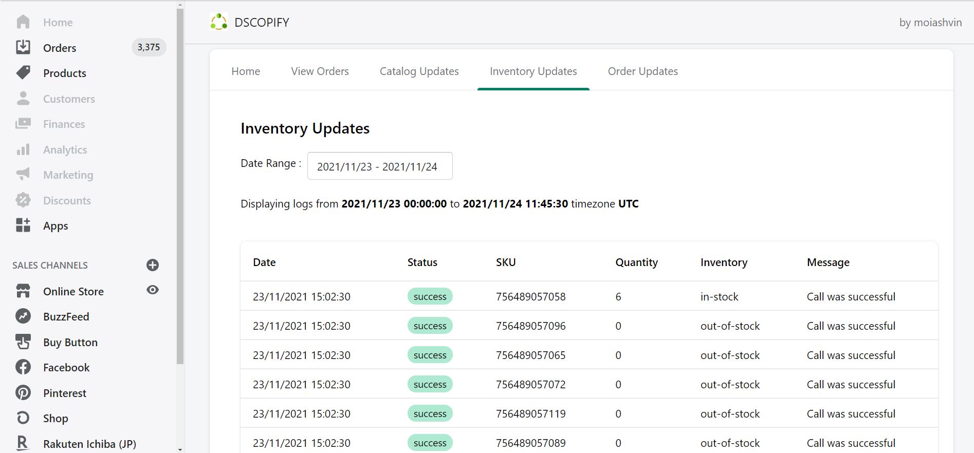 Home - Shopify App for Brand-to-Retail Integrations - Dscopify